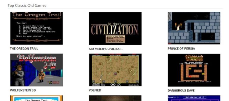 Top 30 Sites To Play DOS Games Online For Free In Your Browser