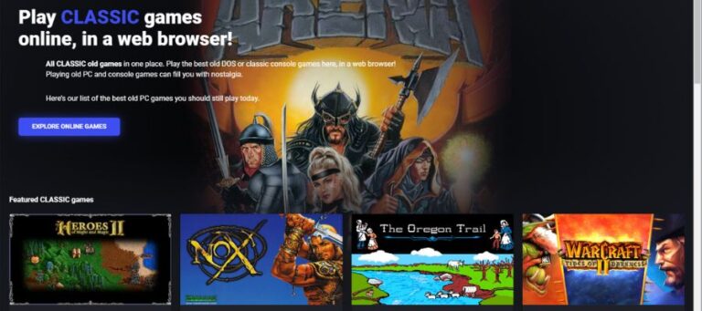 Top 30 Sites To Play DOS Games Online For Free In Your Browser