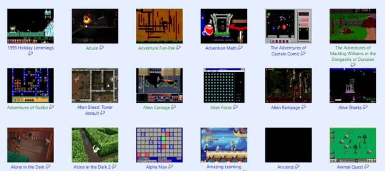 Top 30 Sites To Play DOS Games Online For Free In Your Browser