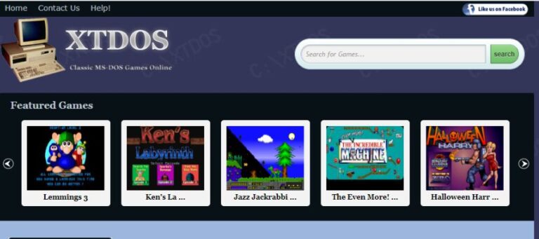 Top 30 Sites To Play DOS Games Online For Free In Your Browser